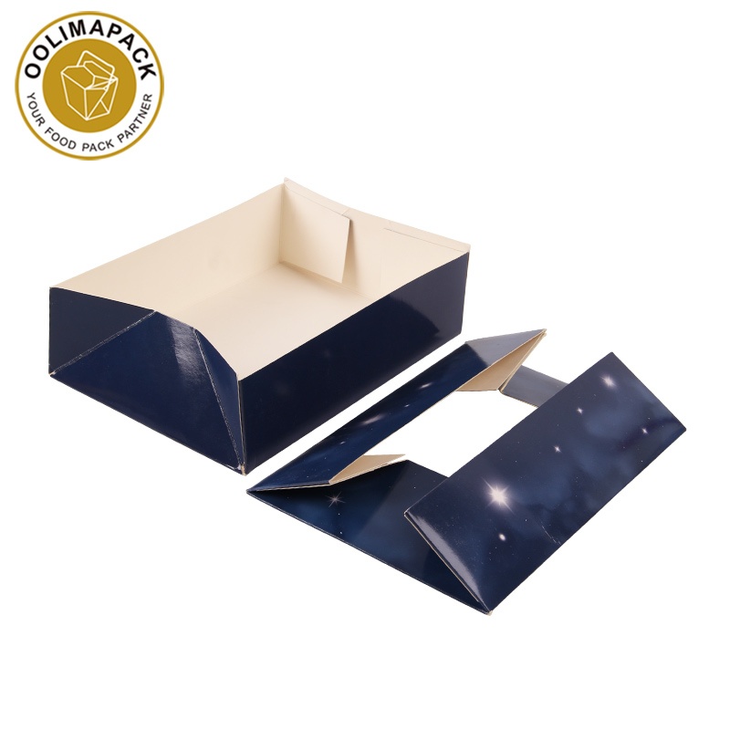 238*170*71mmh Blue Cake Box