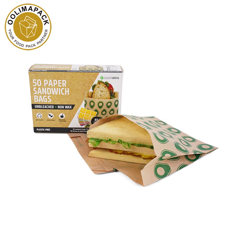 177*56*128mm Paper sandwich bag set