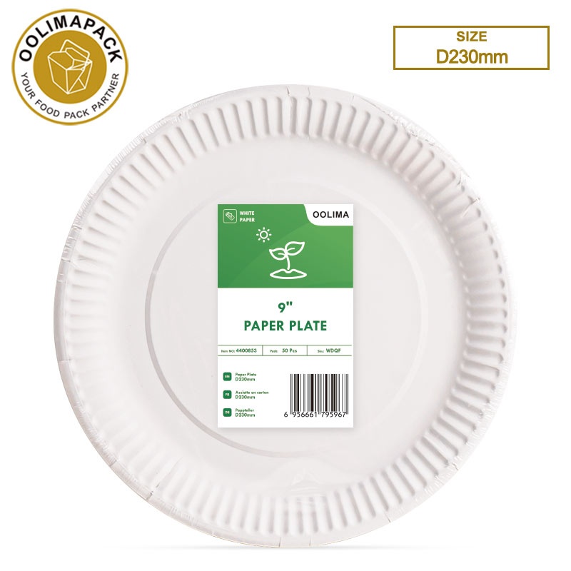 D230mm Paper plate